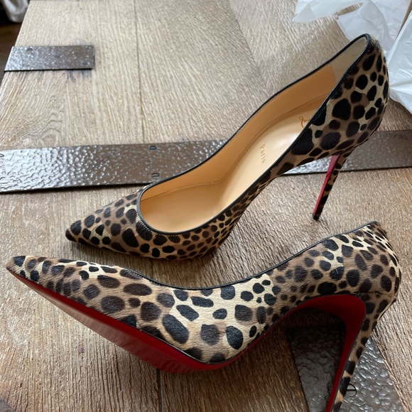 Christian Louboutin | Shoes | Nib Christian Louboutin Kate 0mm Pony ...